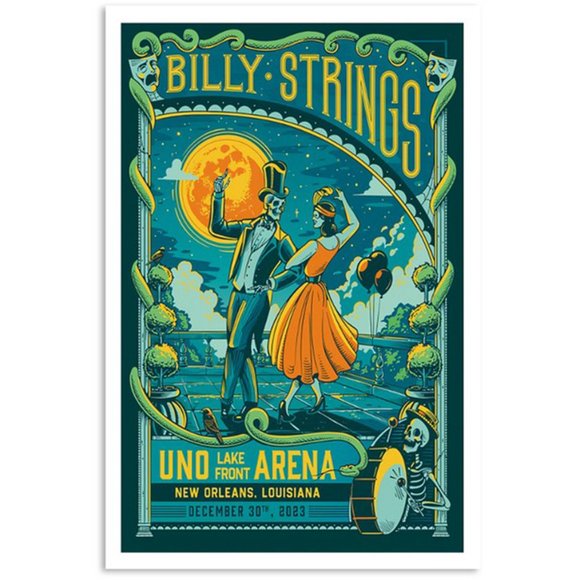 Art | Billy Strings Uno Lakefront Arena New Orleans La December 3 2023 ...